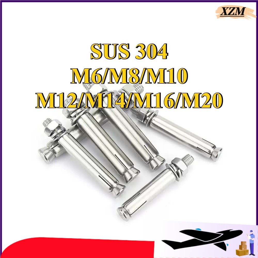 304 Stainless Steel Expansion Screw Bolt Extended Pull Explosion ...