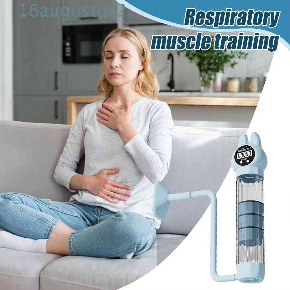 [COD] Breathing Dumbbell Trainer, Ergonomic Design Deep Breathing Lung ...