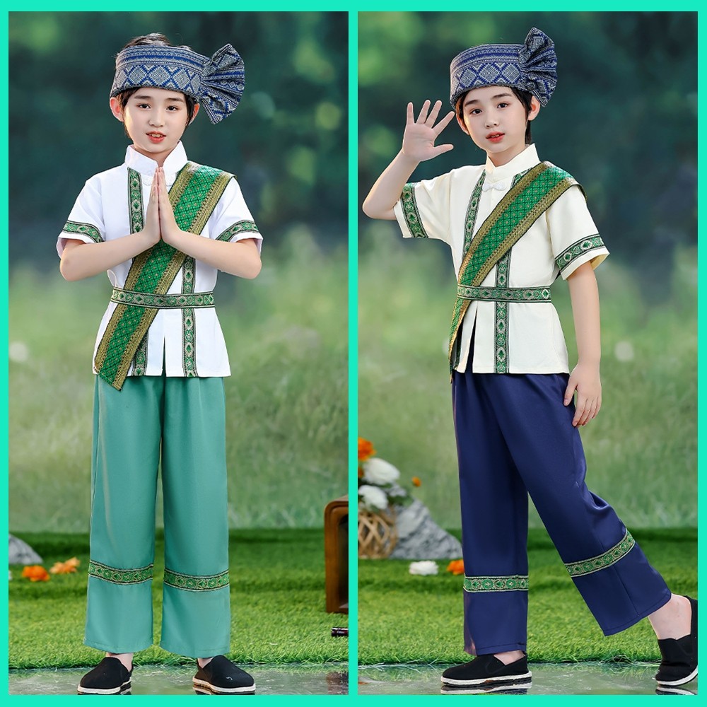 Asean Attire for Kids Boy Thailand Costumes Un Costumes Yunnanxi Double ...