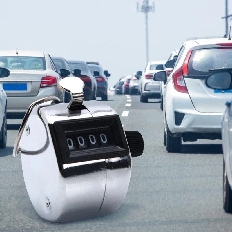 1pcs Metal Pure Mechanical Counter Counting Device Student Movement Counting Number | Shopee ...