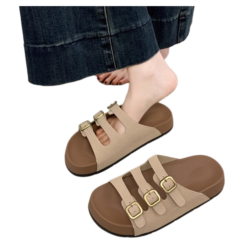 Hue Manila Women’s Birkenstock-Style Genuine Leather Beach Sandals ...
