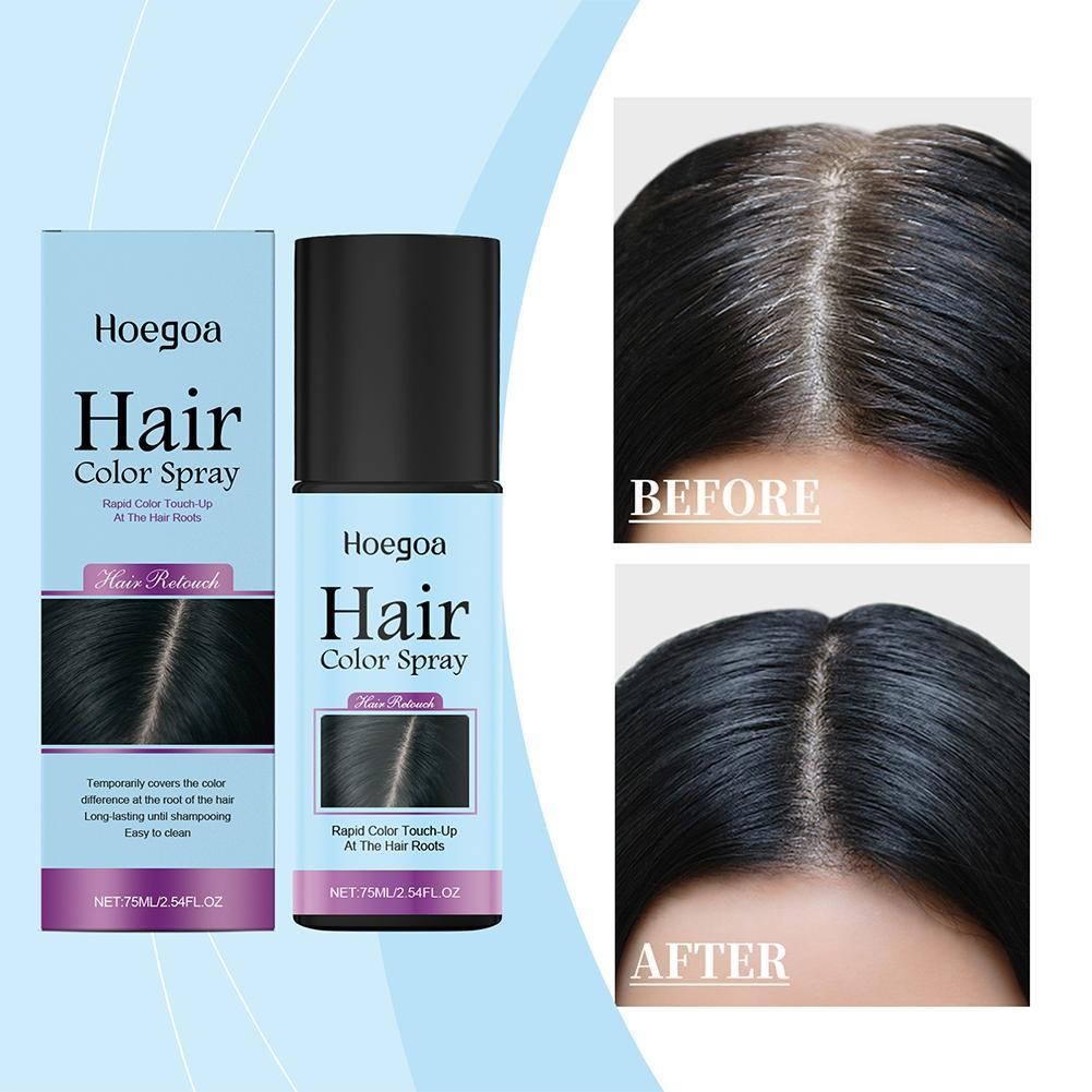 One-time Color Touch-up Spray To Cover Roots Long-lasting Daily Spray ...