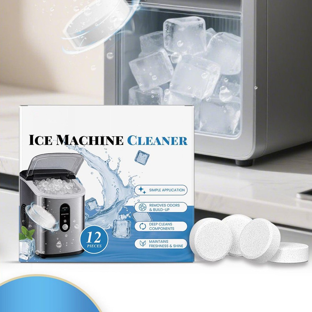 12 Piece Ice Machine Cleaner Descaler Tablets Efficient Descaling ...
