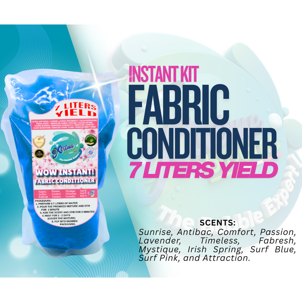 FABRIC CONDITIONER INSTANT MIX (2 EASY STEP MIX) 7 LITERS YIELD ...