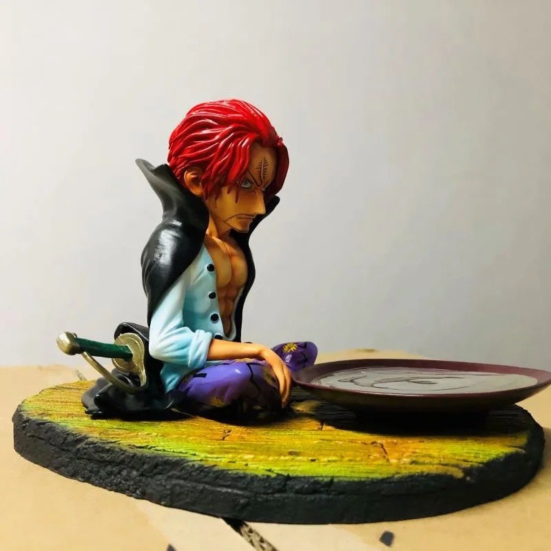 One Piece GK Red-Haired Shanks Drinking Scene Sitting Posture Model ...