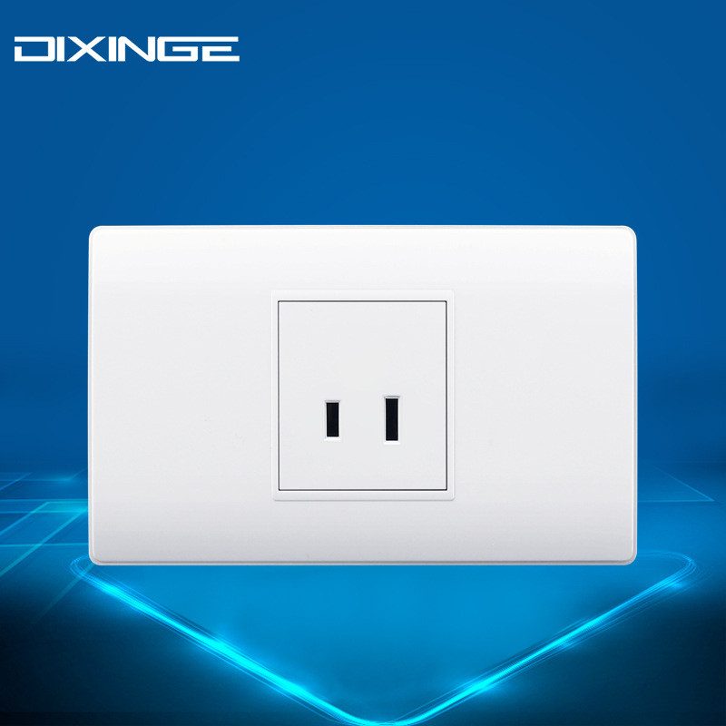 One Laos Socket Single 118PC Panel 15A American Two-Pole Flat Socket ...