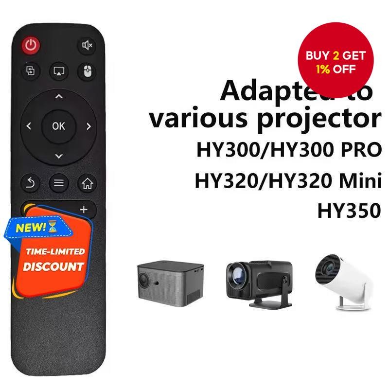 Replacement Remote for Mini Projector Compatible with Magcubic HY300 ...