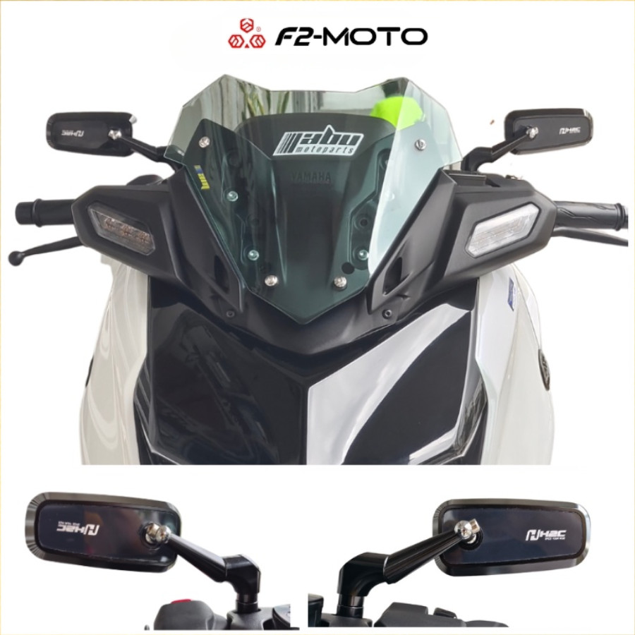Xmax V1,V2,H2C Side mirror full aluminium frame,Short Leg | Shopee ...