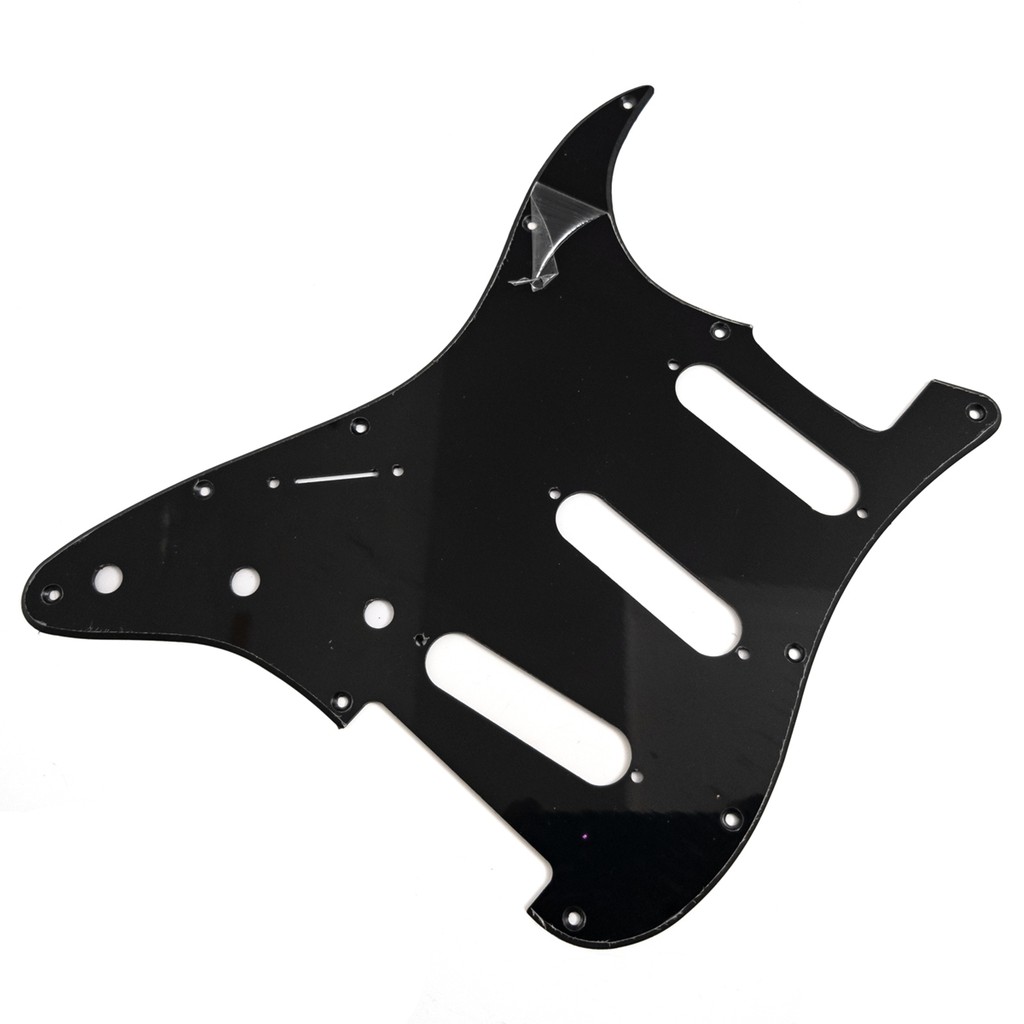Left-handed Fender SSS Guitar Pickguard 1 ply Stratocaster Pickguard ...