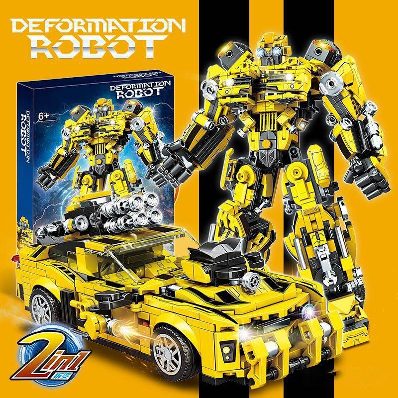 Transformers Optimus Prime Building Blocks Bumblebee Assembled Toy ...