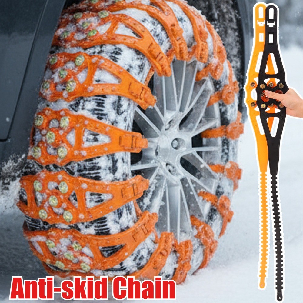 Fishbone Style Car Tyre Anti-skid Chain Universal Adjustable Motorcycle ...