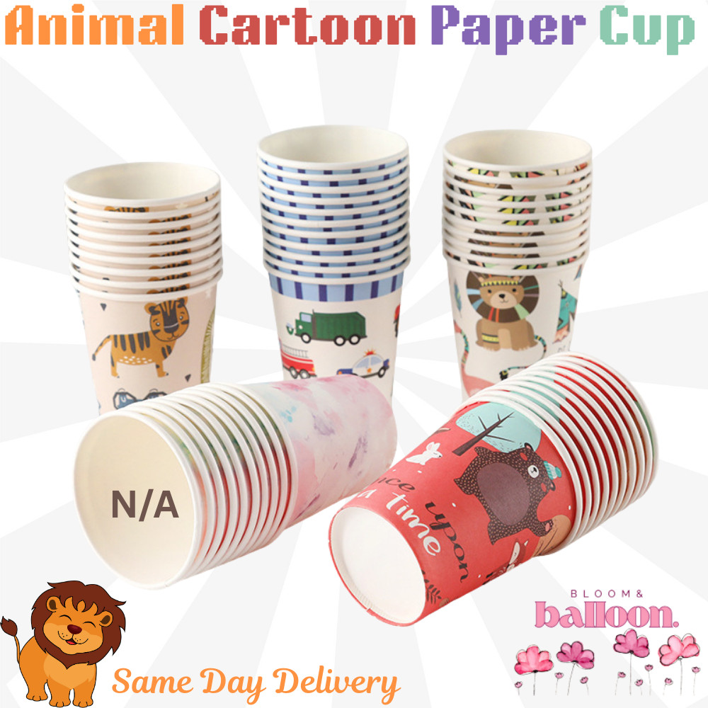Paper Cups Animal Theme for Kids Birthday Party | Shopee Philippines