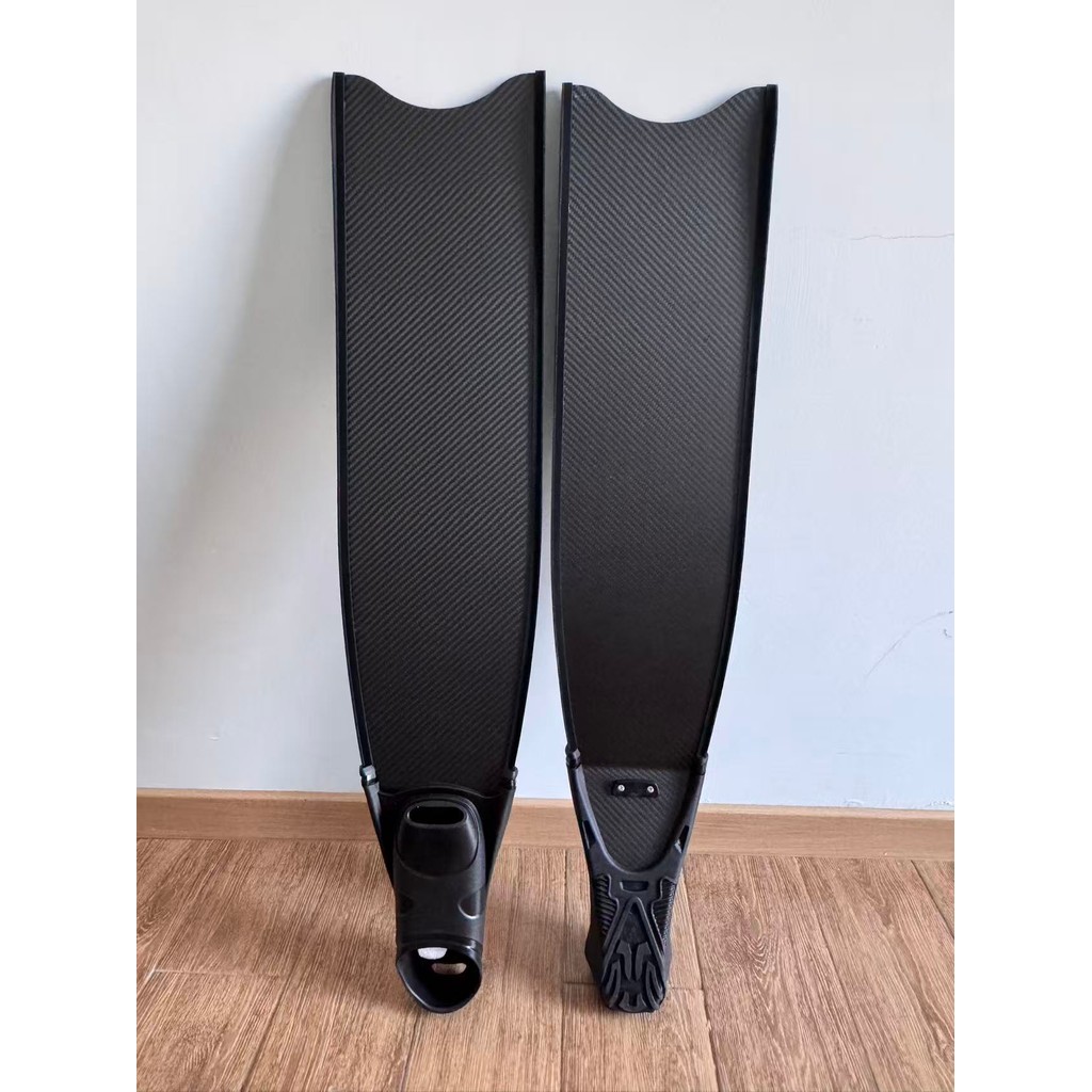 【Black】Carbon Fiber Freediving Fins Professional Grade Swim Fins Free ...
