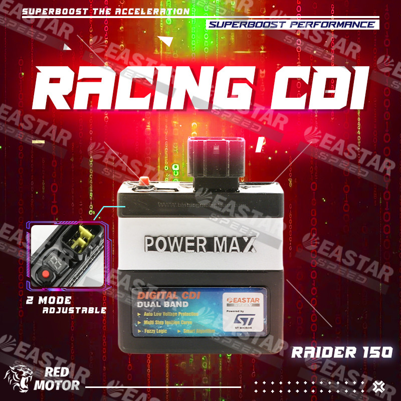 9 MODE RACING CDI for Raider 150 Reborn PNP high Performance | Shopee ...