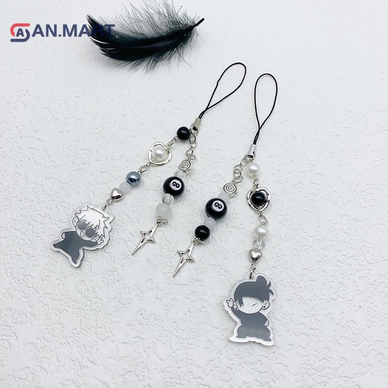 BDB Anime Jujutsu Keychain Cosplay Geto And Gojo Matching Phone Charm ...