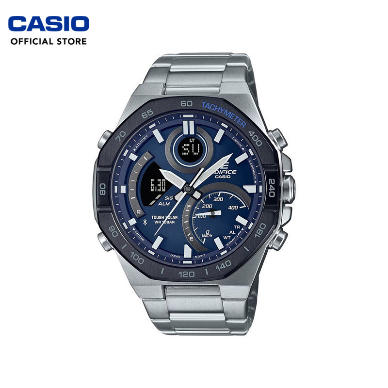 Casio Edifice (ECB-950DB-2ADF) Stainless Steel Strap 100 Meter ...