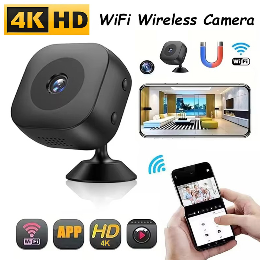 WiFi camera New 4K Mini Camera WiFi IP/AP Remote Monitoring Portable ...