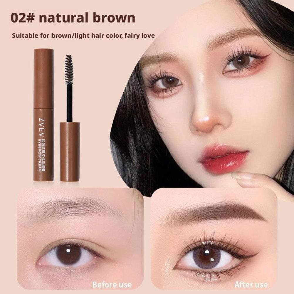 Zvev Eyebrow Mascara Natural 3d Women's Wild Eyebrows Mascara Color ...