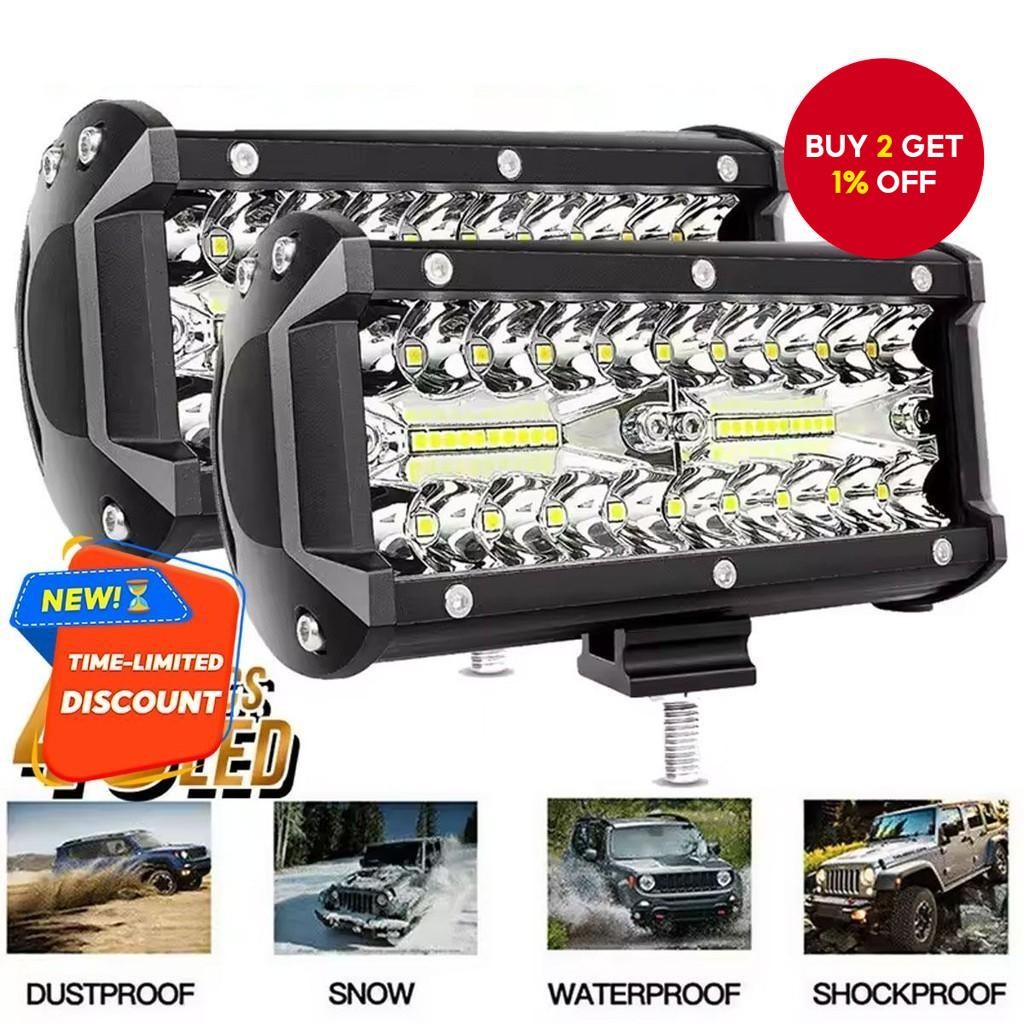 12V LED Light Bar for Vehicles - Work Light, Spotlight, Boat, LED ...