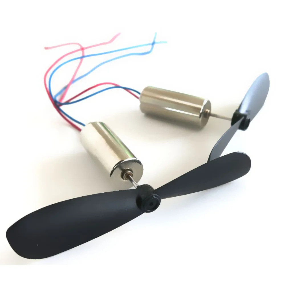 2PCS 716 Hollow Cup Motors With Propellers For DIY Fixed Wing DIY Mini ...