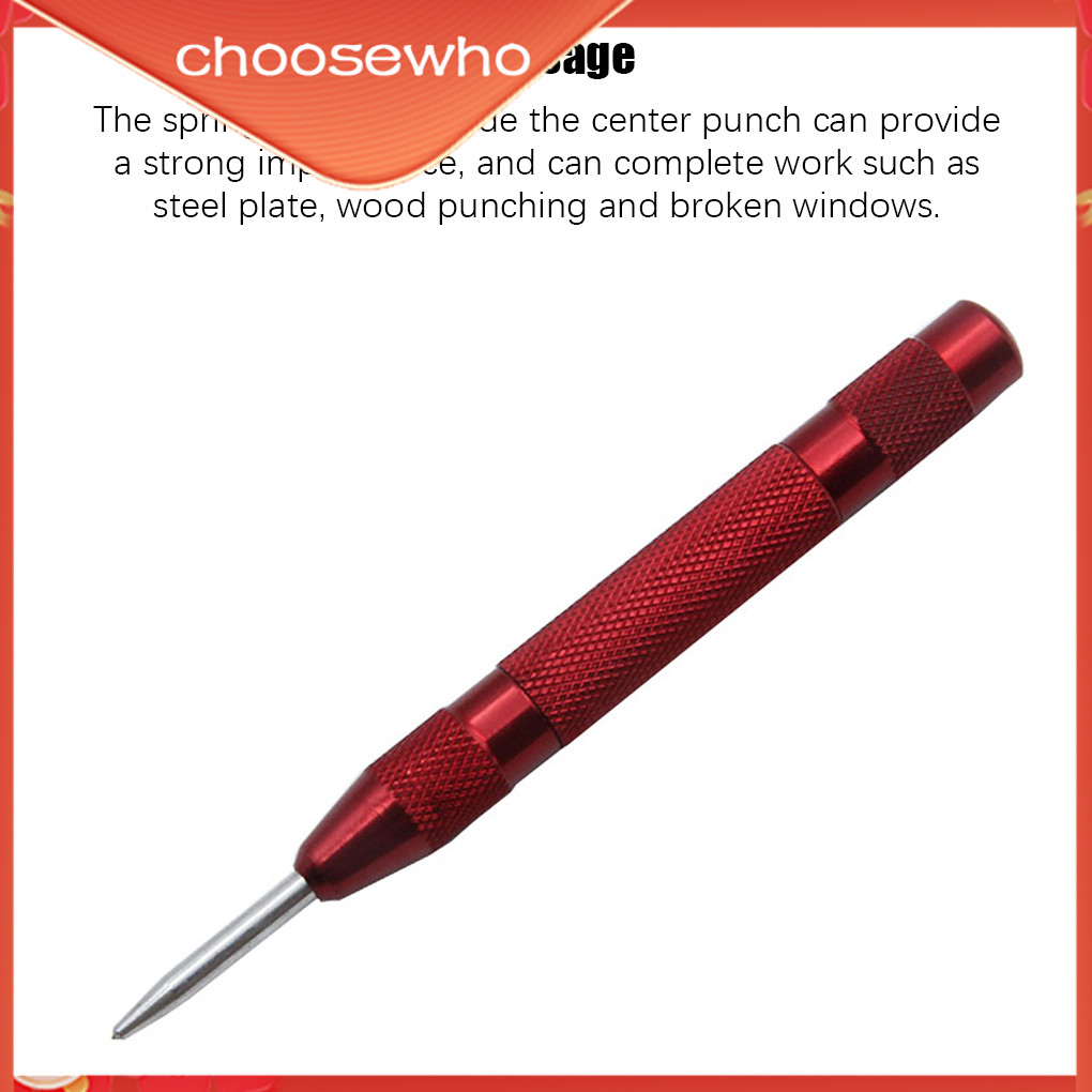 Automatic Center Pin Punch Spring Loaded Marking Starting Holes Tool ...