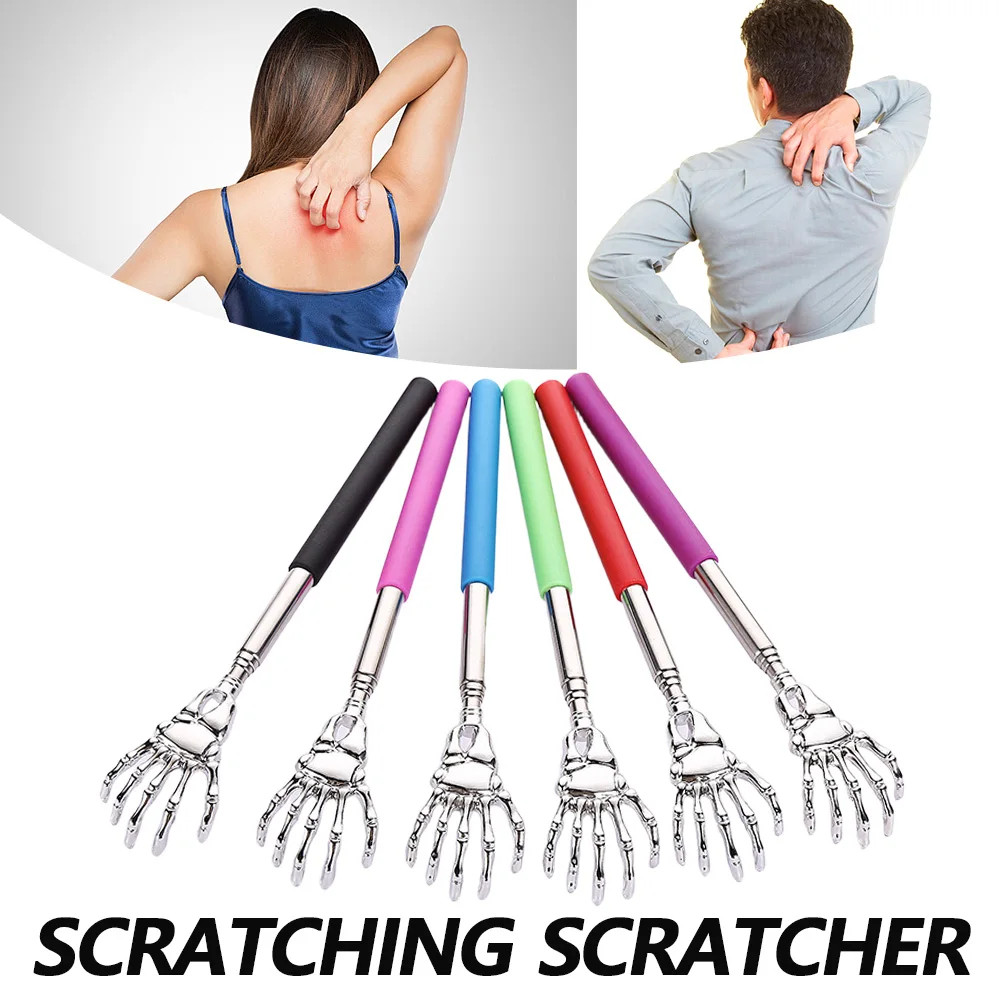 Telescopic Scratching Massager Adjustable Ghost Hand Stainless Steel ...