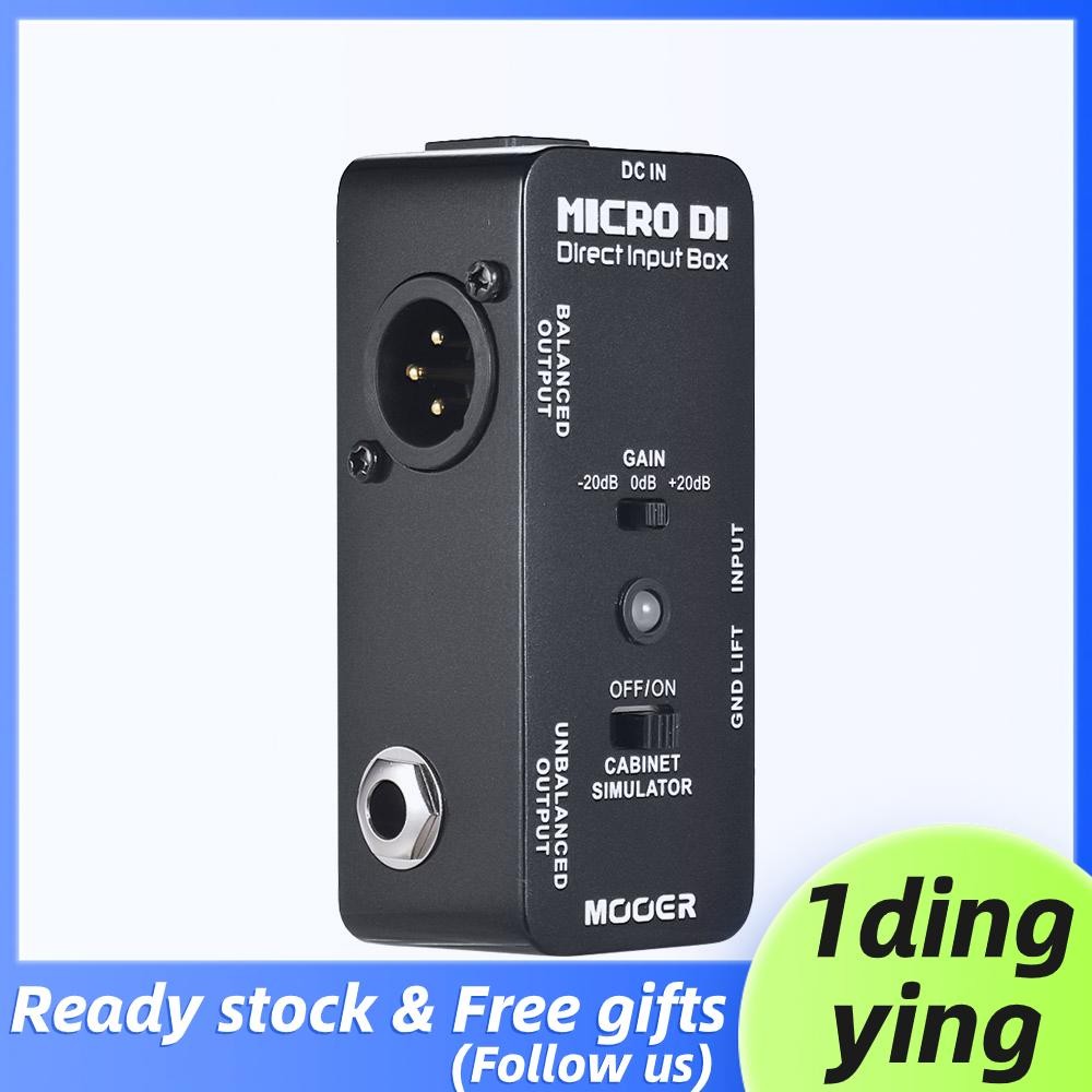 1dingying.ph MOOER MICRO DI Cabinet Simulator Box Direct Input Pedal ...