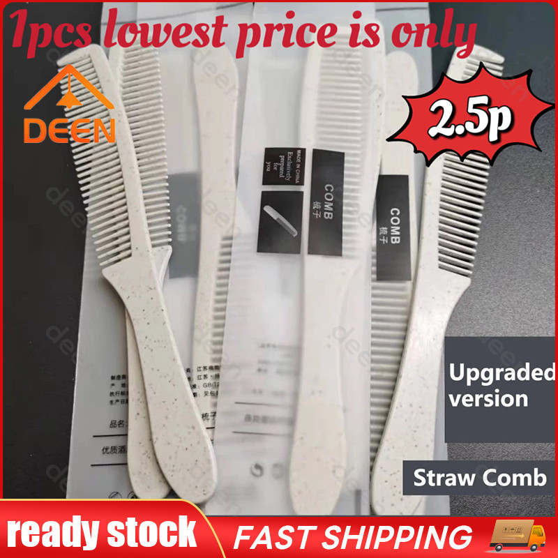 Individually Wrapped Soft White Banana Comb Straw Comb Hotel Disposable ...
