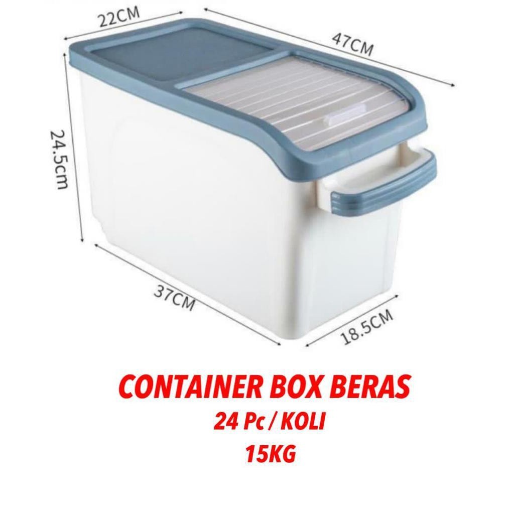 [8500gr] T486 | 15KG RICE CONTAINER BOX || JESTA 15KG RICE STORAGE ...