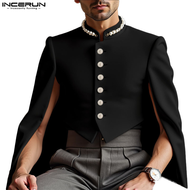 INCERUN Men's Deconstructed Split Sleeve Jacket | Shopee Philippines