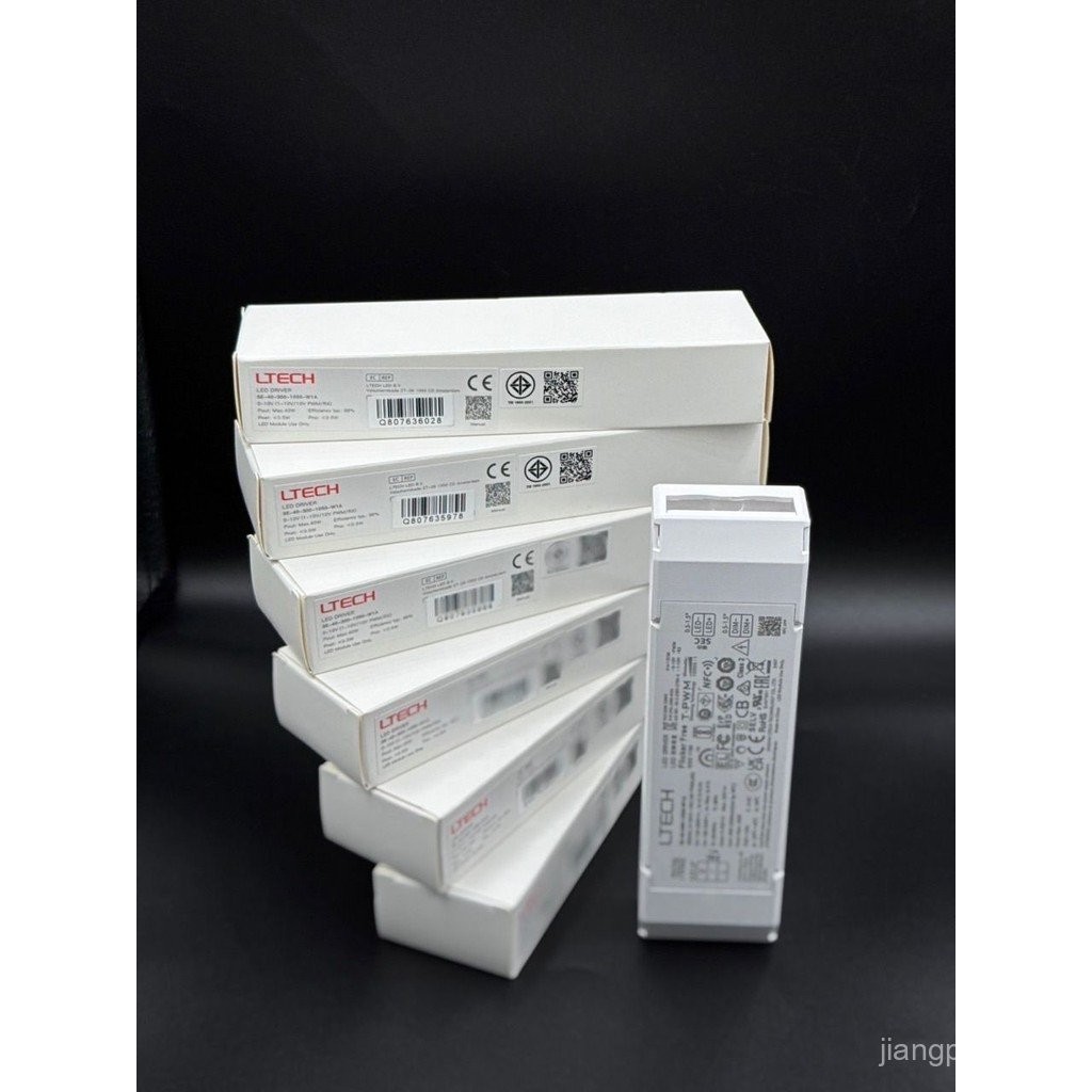 LTECH 40W 300-1050mA NFC CC DALI DT6 DT8 LED Driver;100-240V Dali-2 Constant Current Tunable ...
