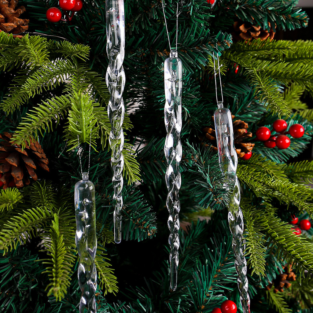Bmomo Transparent Transparent Christmas Ice Cone Decorative Ice Bar ...