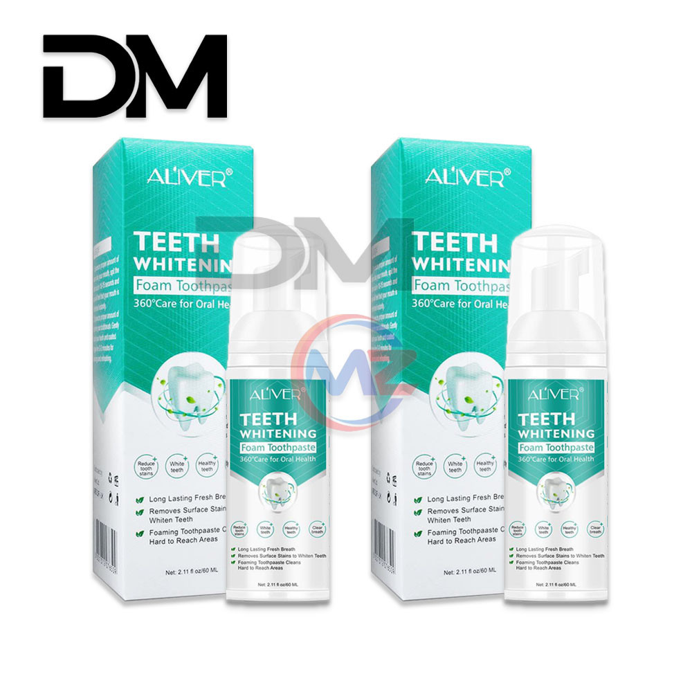 DM ( BUY 1 TAKE 1 ) ALIVER Teeth Whitening hunmui Toothpaste Cleansing ...