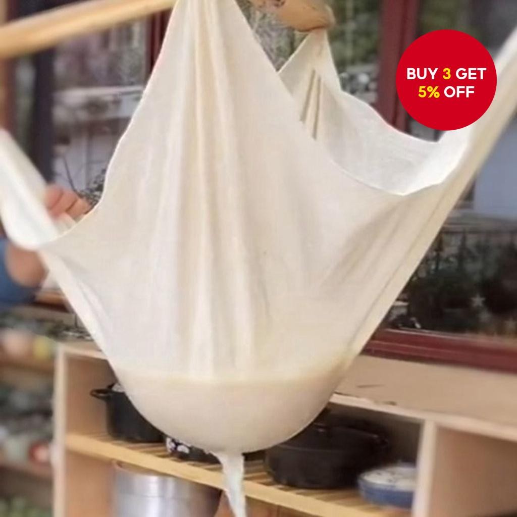 Grade 90 Cheesecloth for Straining - Reusable Ultra Fine Mesh ...