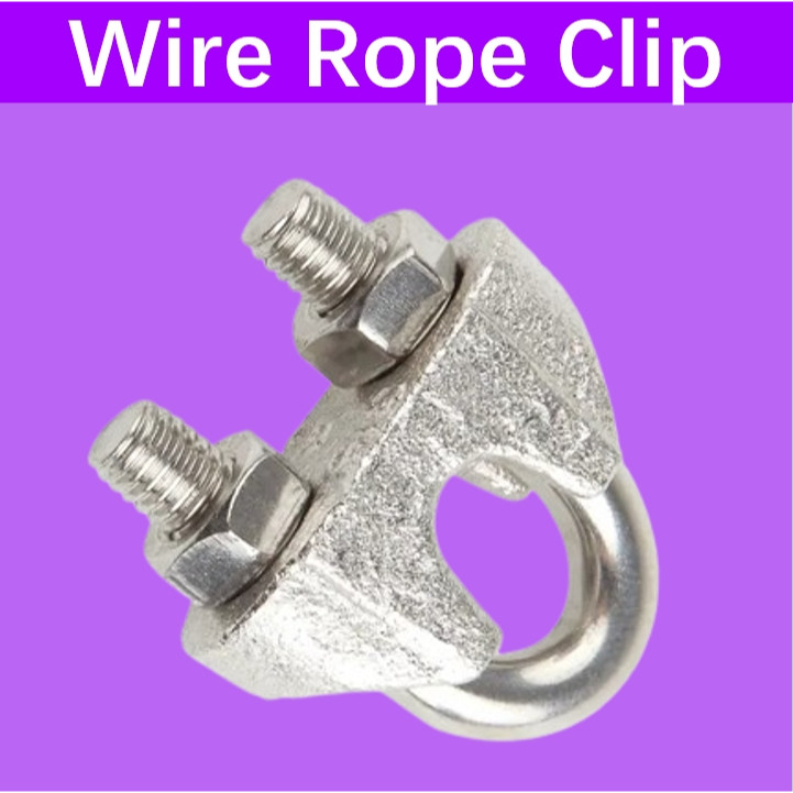 Steel Cable Clip 3mm-8mm Wire Rope Clip Steel Clip GI Cable U Clamp ...
