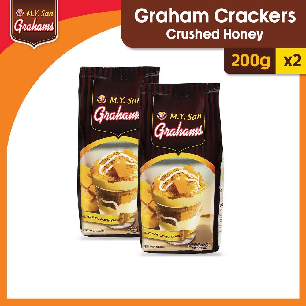 MY San Graham Crushed Honey 200g x2 | Shopee Philippines