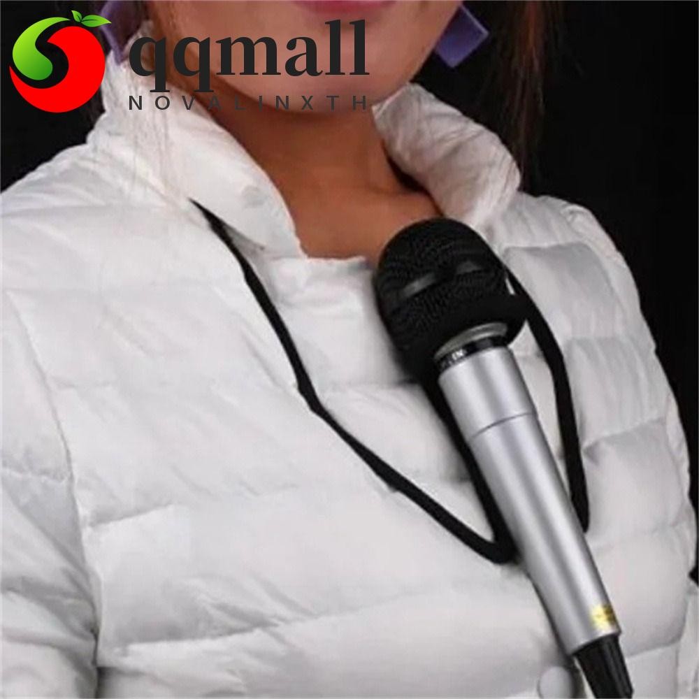 QQMALL Neck Microphone Holder, Hands Free Adjustable Mic Holder Stand ...