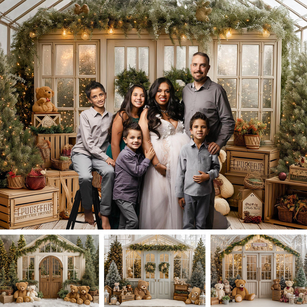 Christmas Sunshine Room Backdrops Child Baby Photo Props Adult Kids ...