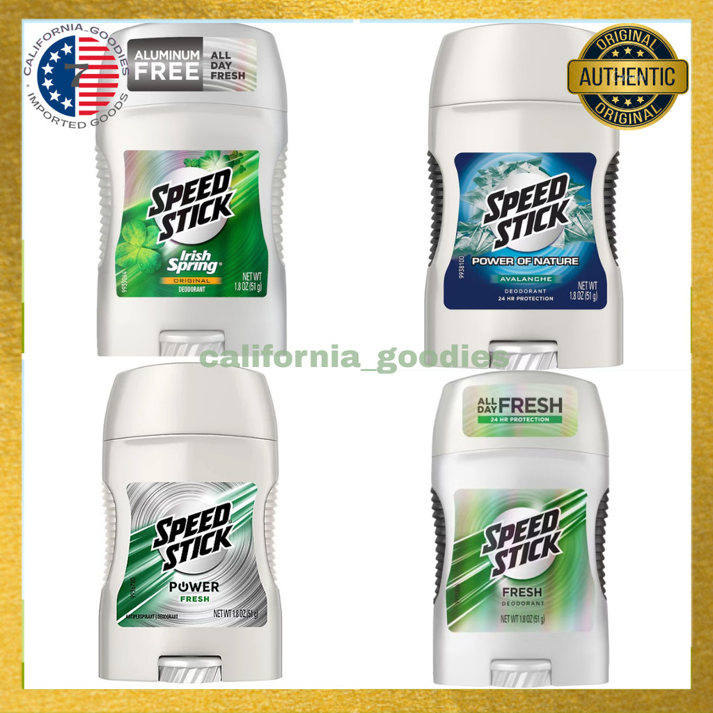 SPEED STICK 24 HR Odor Protection Deodorant for Men 51g (Irish Spring ...