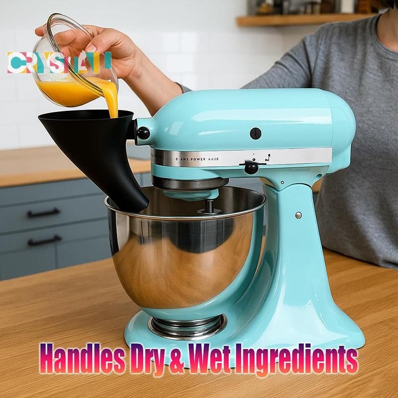 Crystal- Flour Funnel Stand Mixer Attachment for Kitchen Aid Artisan ...