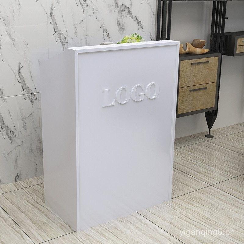 Small Supermarket Cashier Counter Shop Desk Simple Modern Clothing ...