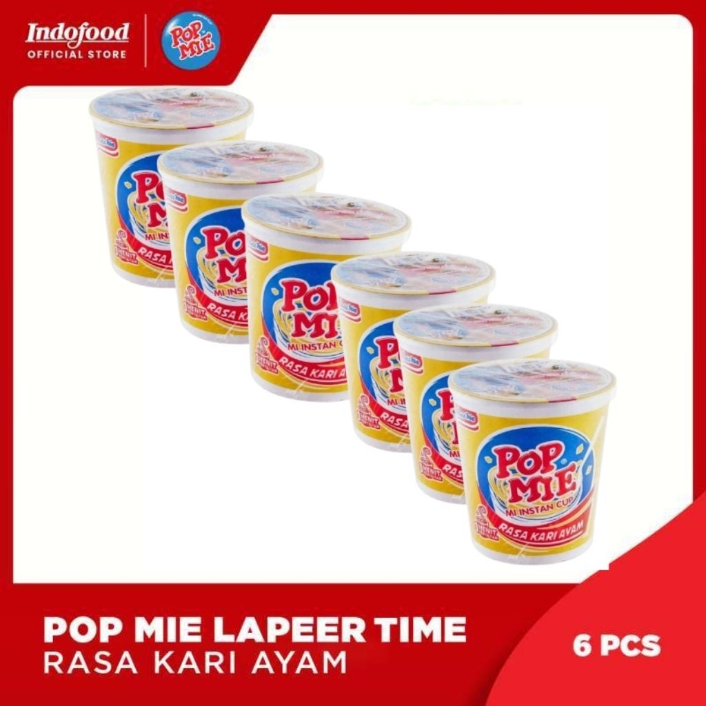 Pop Chicken Currymie instant Noodles jumbo packaging 75g/ price for 6 ...