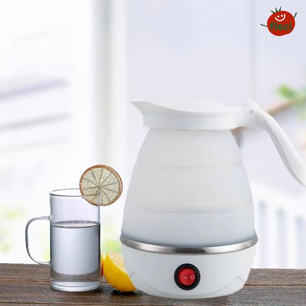 FLECI Electric Kettle, 110V/220V Mini Water Kettle, Portable Leakproof ...