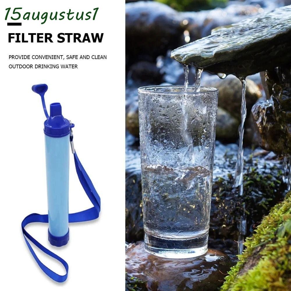 AUGUSTUS Mini Water Filter Straw, Mini Purifier Purification Water ...