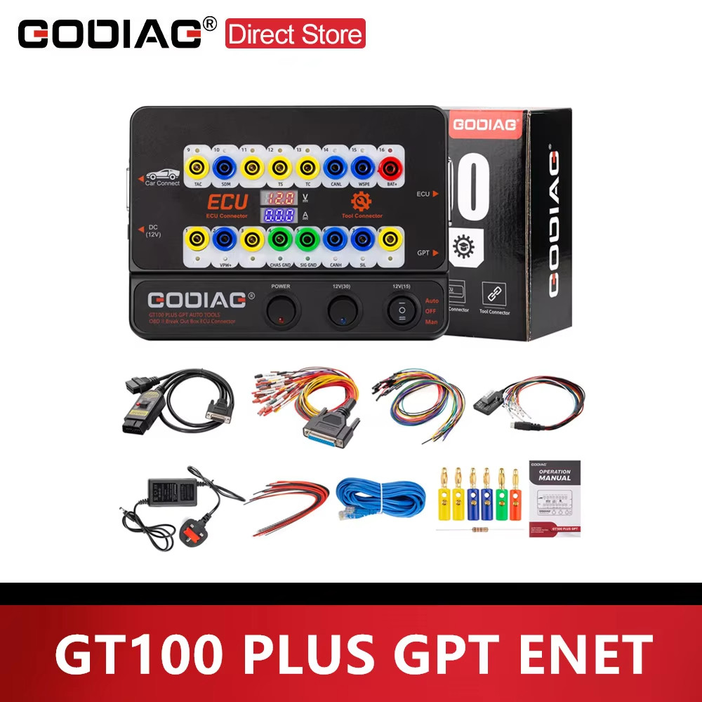 2025 GODIAG GT100 PLUS GPT ENET DOIP 24V-12V AUTO TOOLS OBD II Break ...