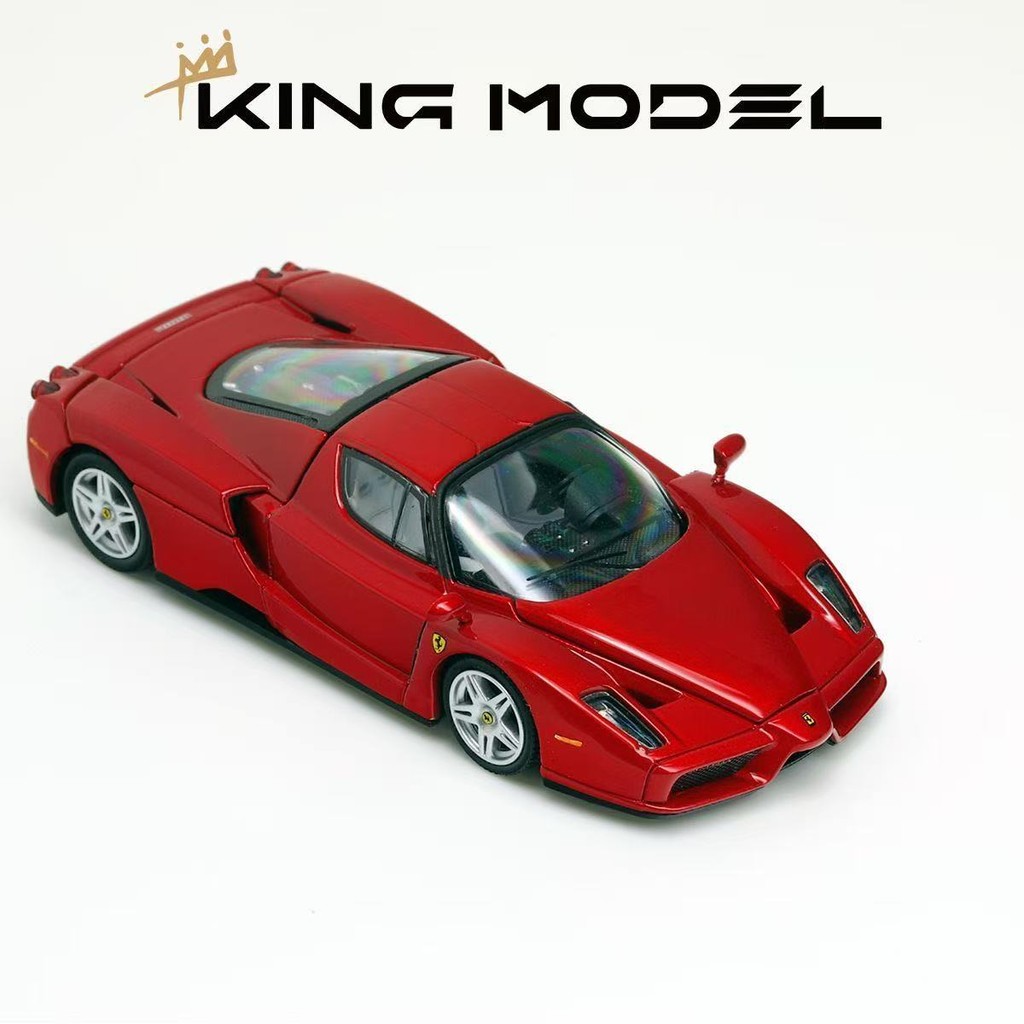 King Model 1/64 Ferrari ENZO Metal Red Diecast car Car Model Simulation ...