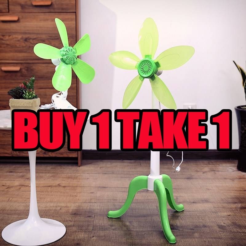 Buy 1 Take 1 5 Blades Stand Fan/Clip Fan Family Electric Fan Sale Floor ...