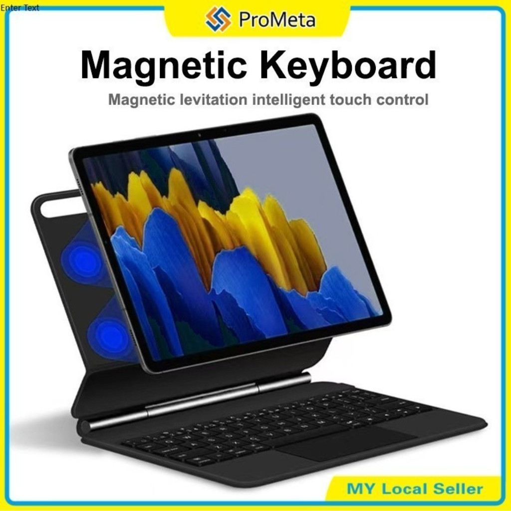 Wireless Bluetooth Backlit Magnetic Keyboard For Samsung Galaxy Tab S7 ...