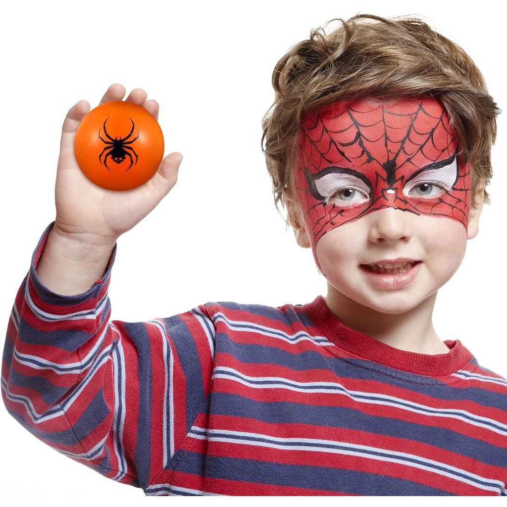 30 Pieces Spider Stress Balls Bulk 1.57 Inch Relief Stress Ball Anxiety ...