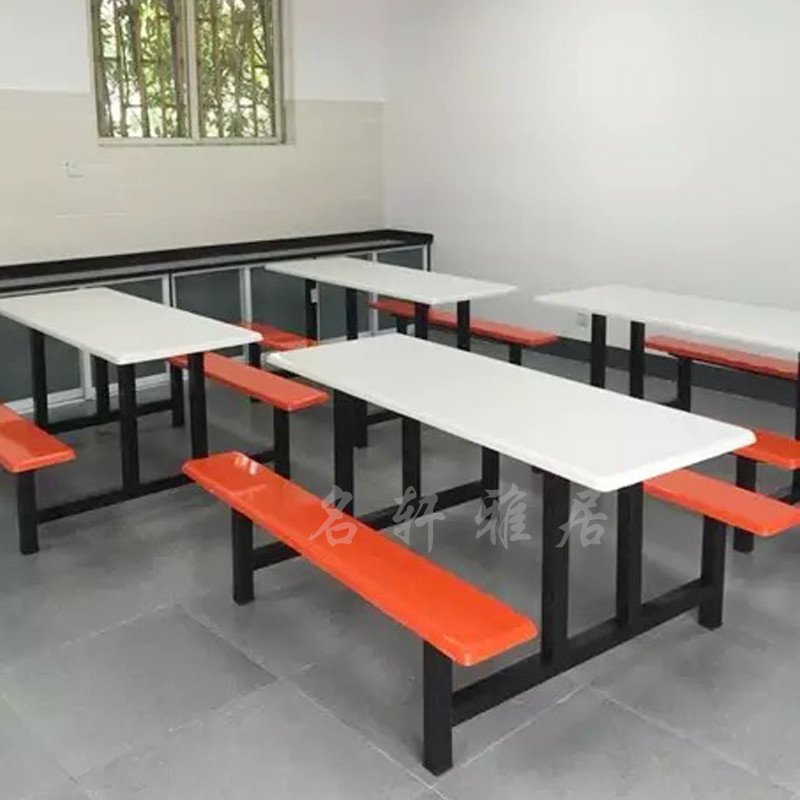 School Canteen Dining Table Chair Combination 4 People 6 People 8 ...
